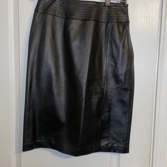 Apostrophe | Skirts | Apostrophe 0 Black Leather Skirt | Poshmark